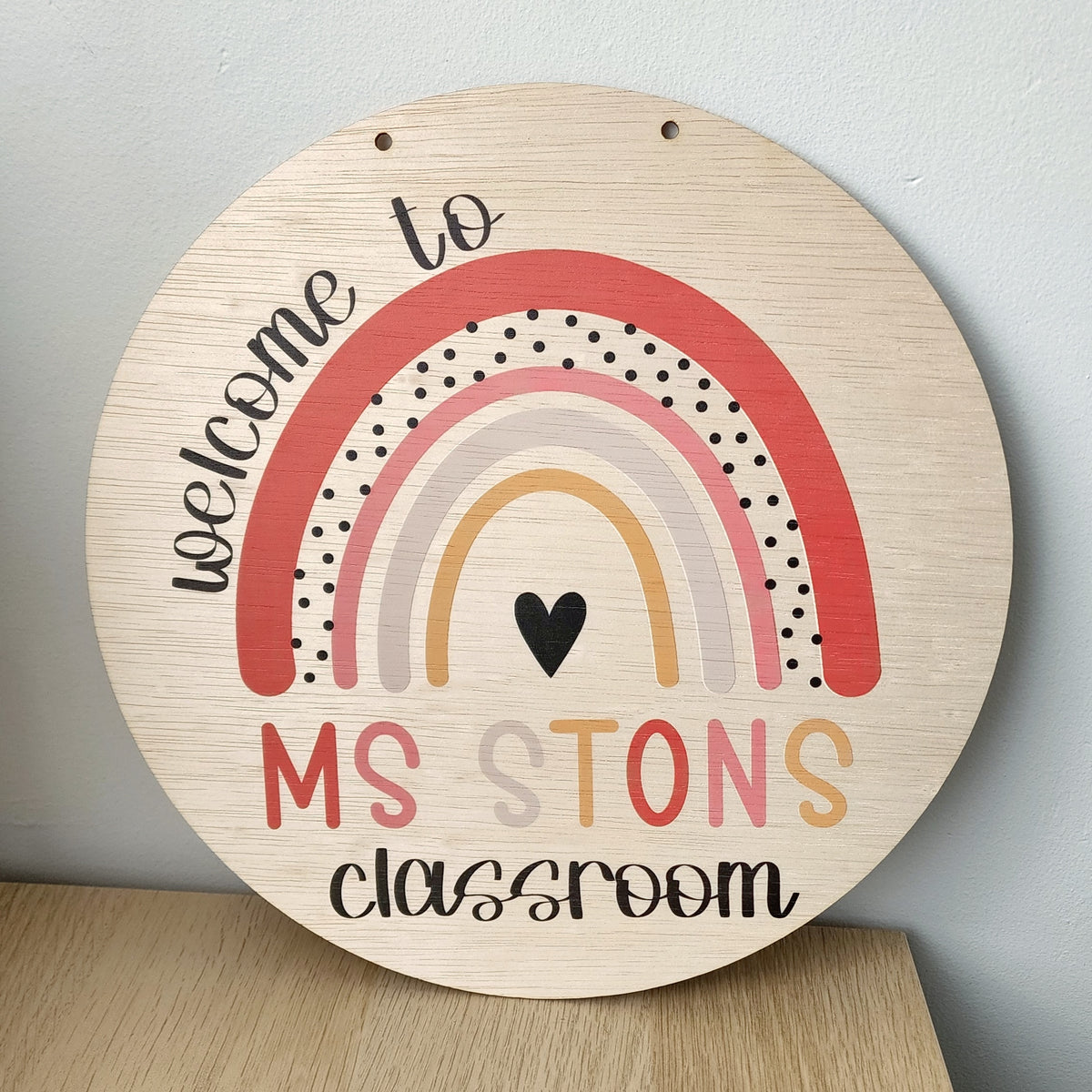 Welcome Classroom Sign - Wooden | Strachan Creative