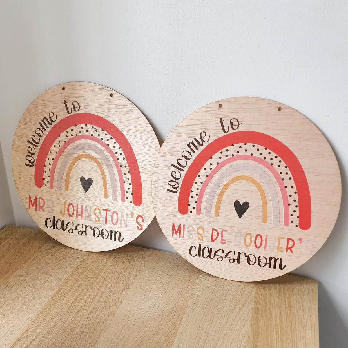 Welcome Classroom Sign - Wooden – Strachan Creative