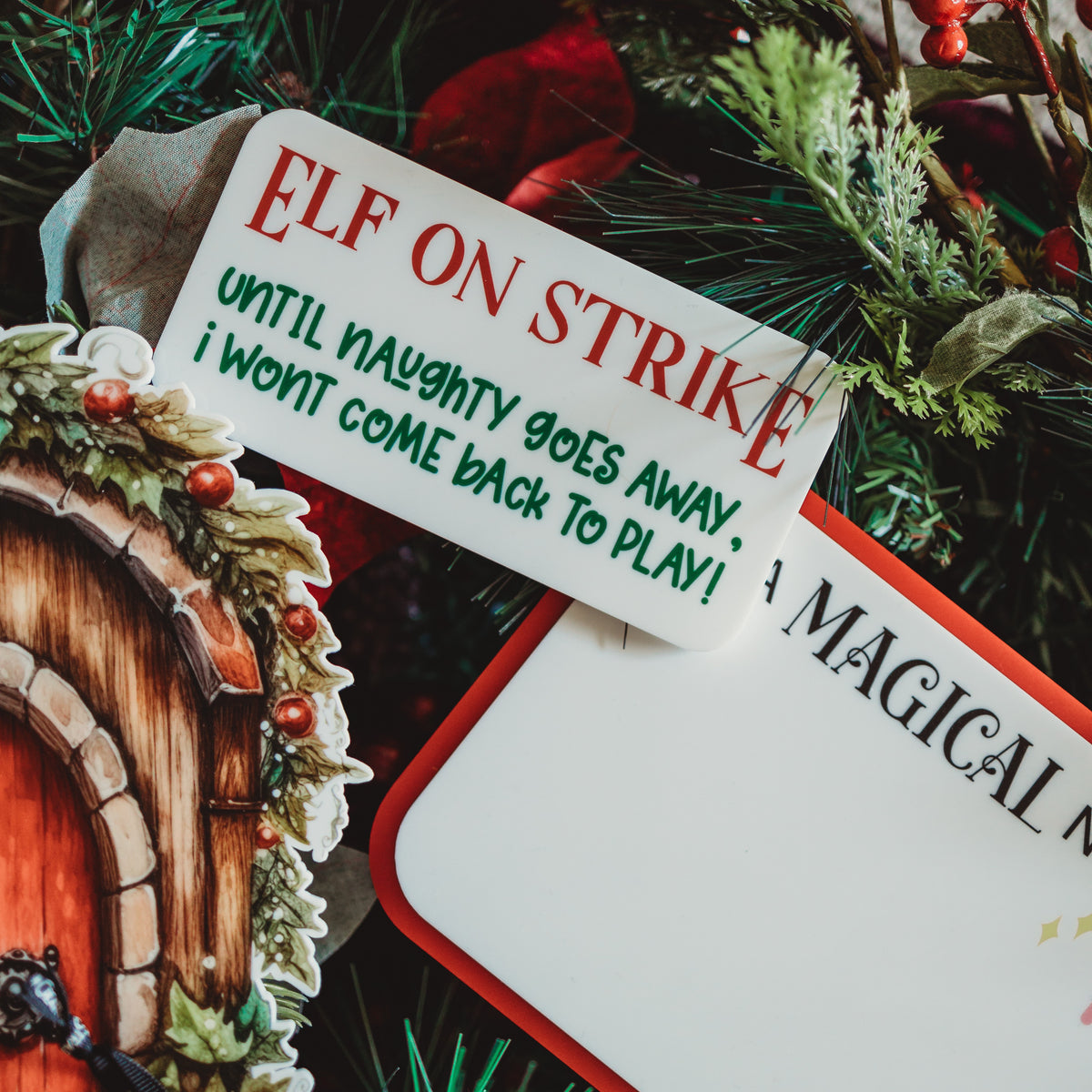 Elf On Strike Sign – Strachan Creative