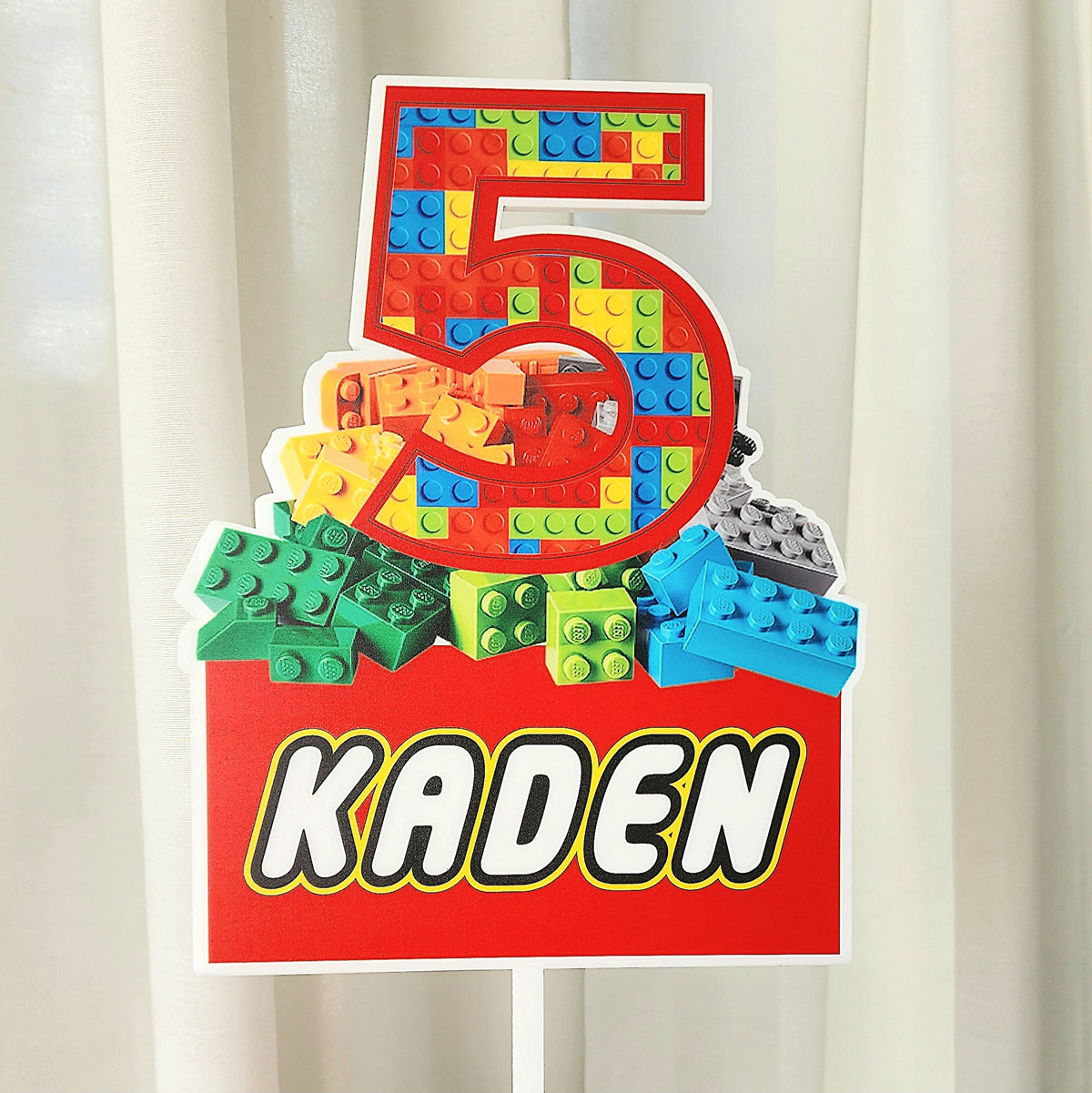 Lego Blocks Cake Topper | Strachan Creative