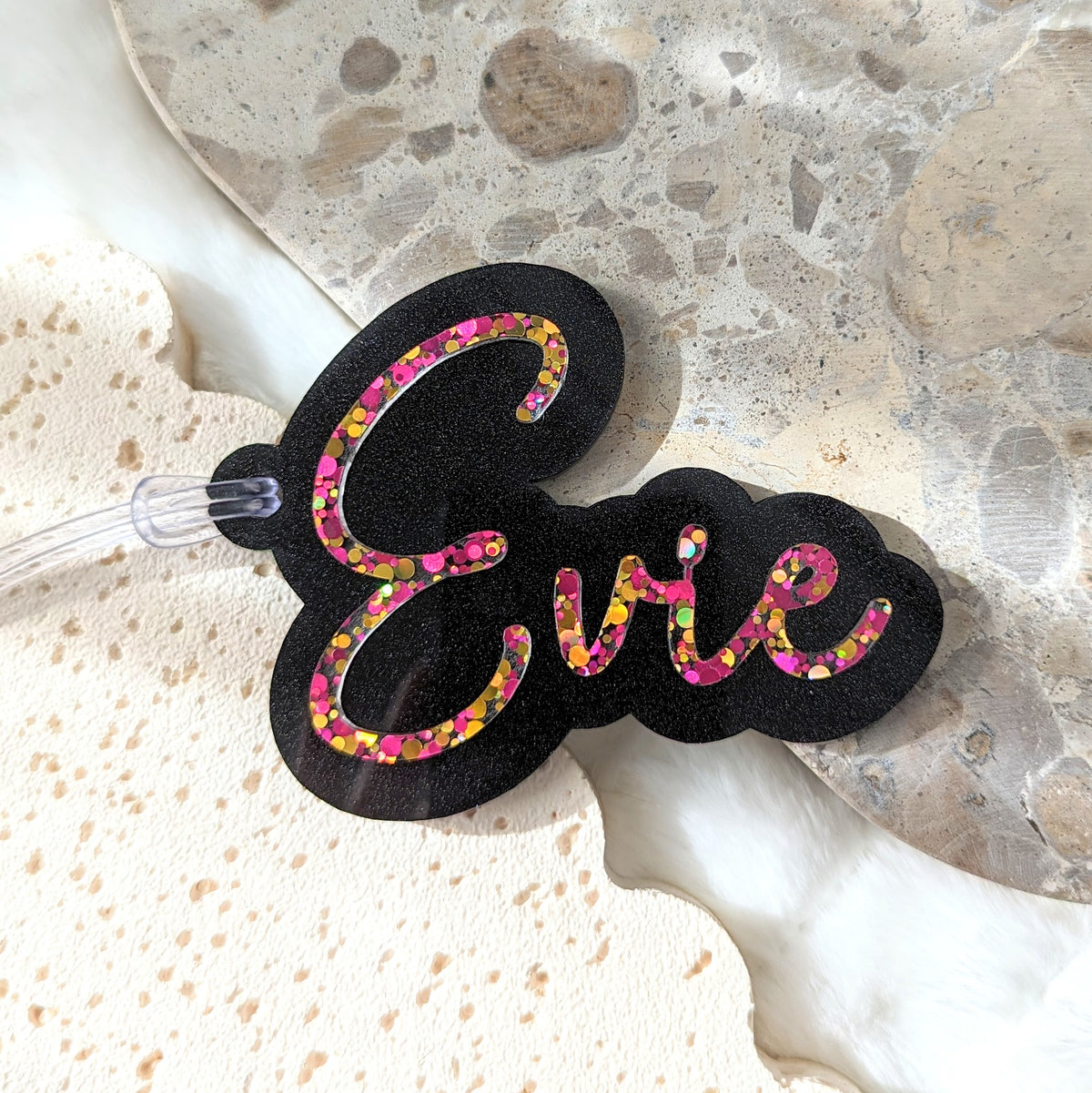 Name Bag Tag - Cursive Font – Strachan Creative