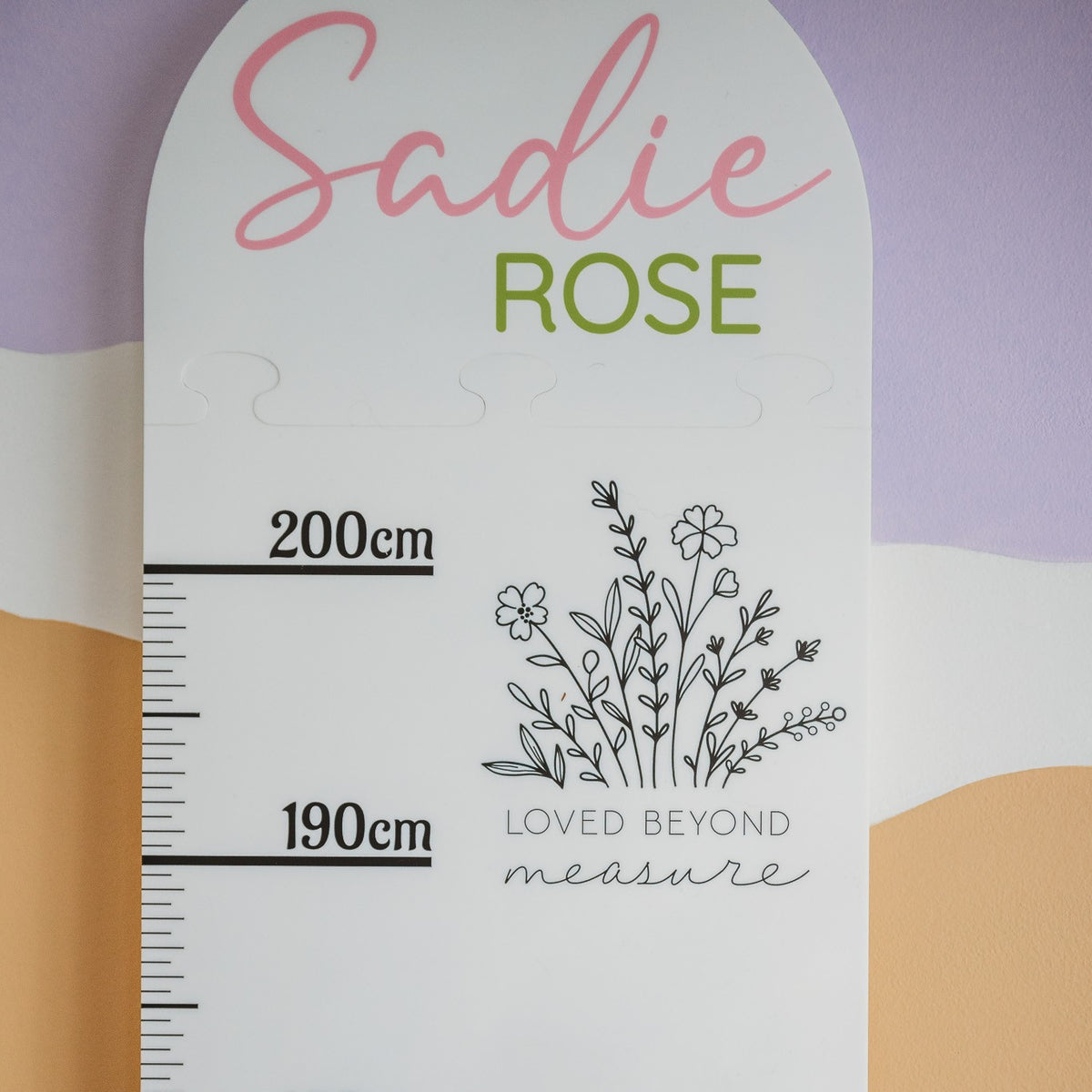 Loved beyond Measure - Height Chart – Strachan Creative