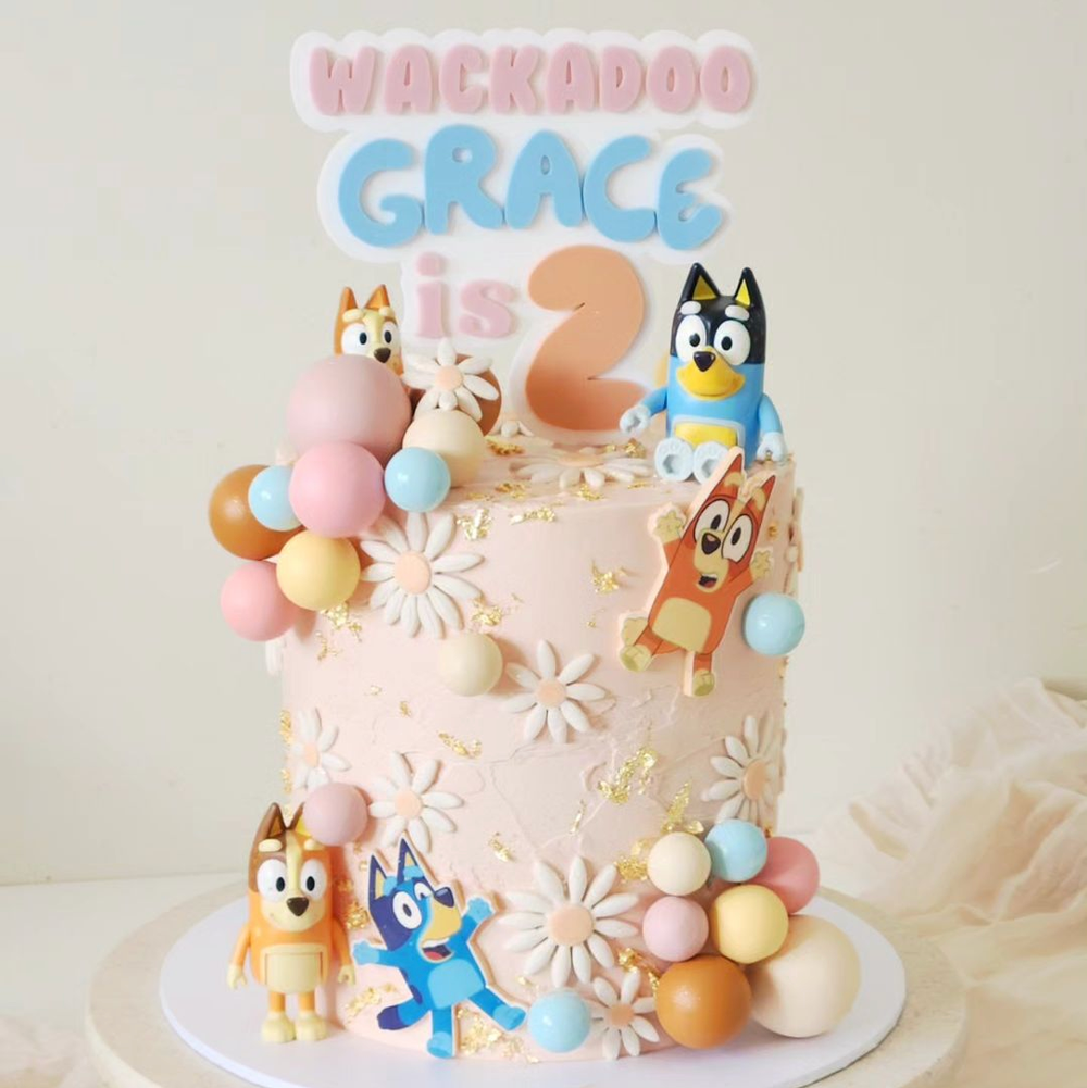 Bluey Wackadoo Cake Topper – Strachan Creative