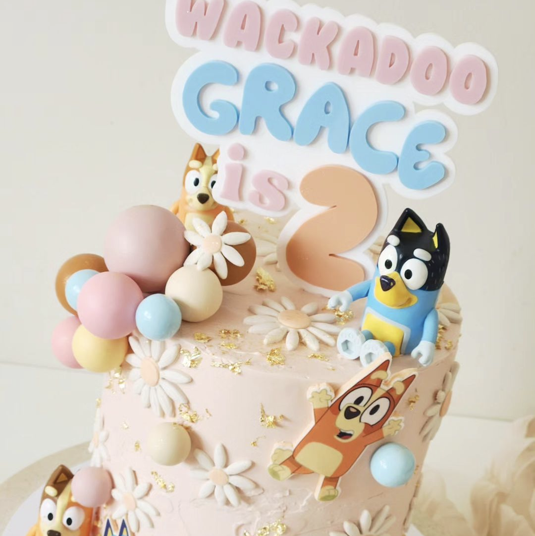 Bluey Wackadoo Cake Topper – Strachan Creative