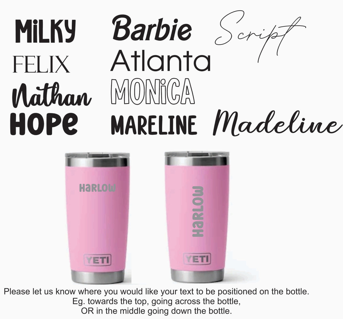 BYO Bottle Engraving Service – Strachan Creative