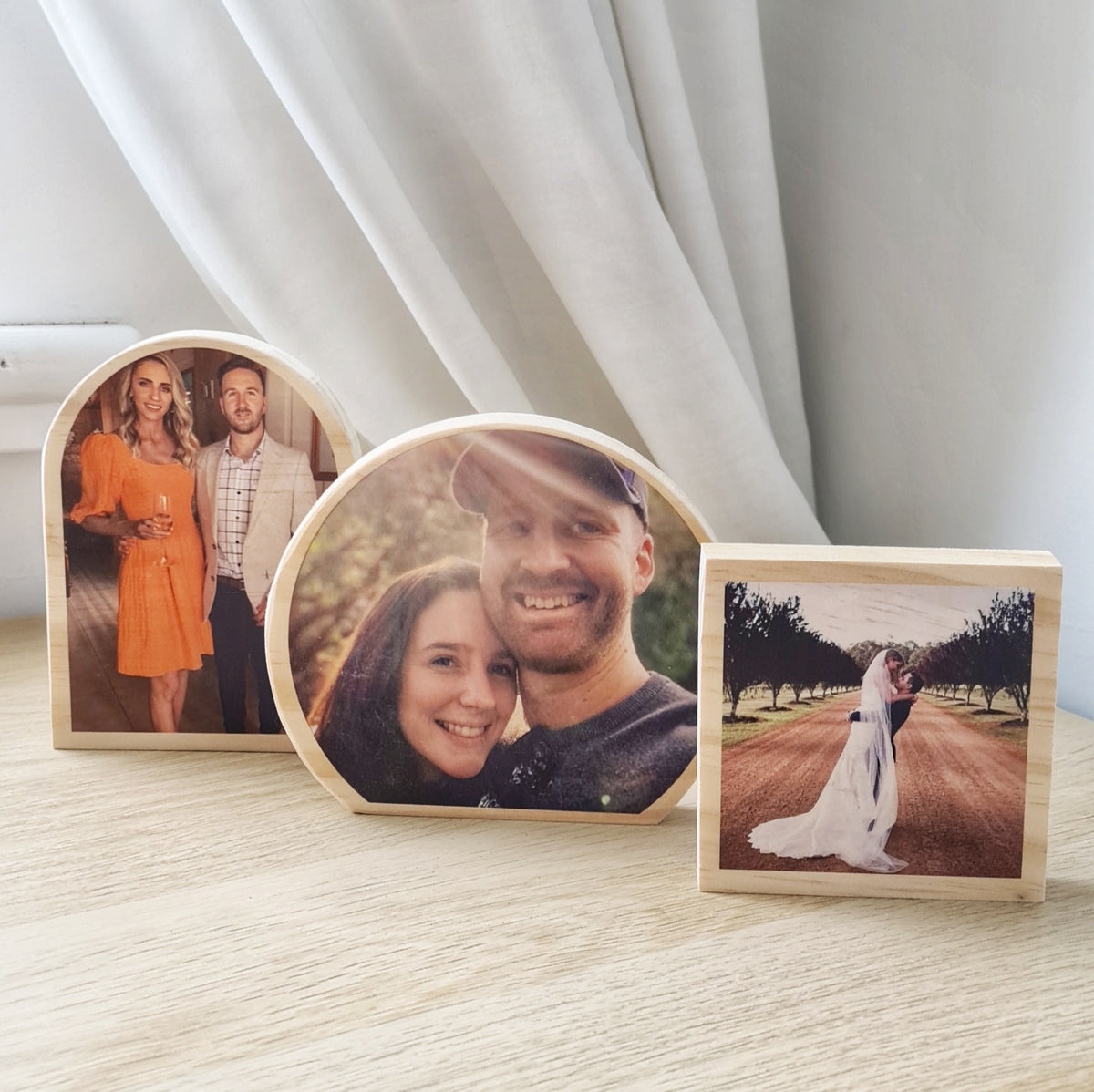 Solid Timber Photo Block - Square Small – Strachan Creative