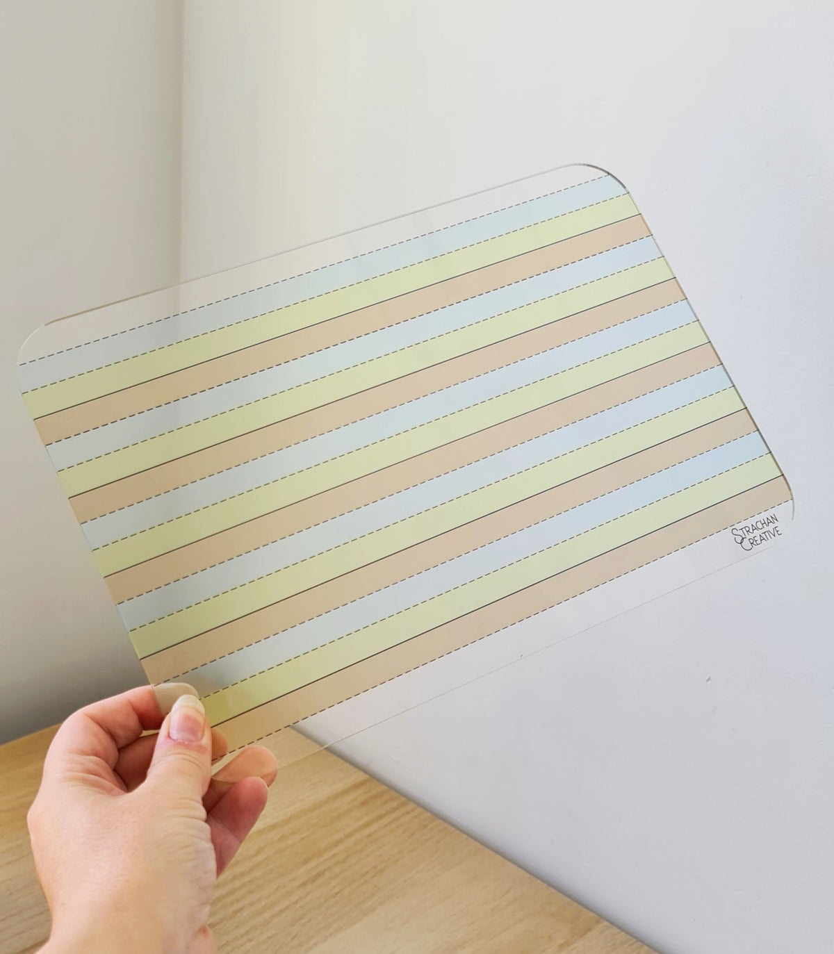 Trace & Wipe Board - Sky, Grass, Dirt: Handwriting Lines – Strachan ...