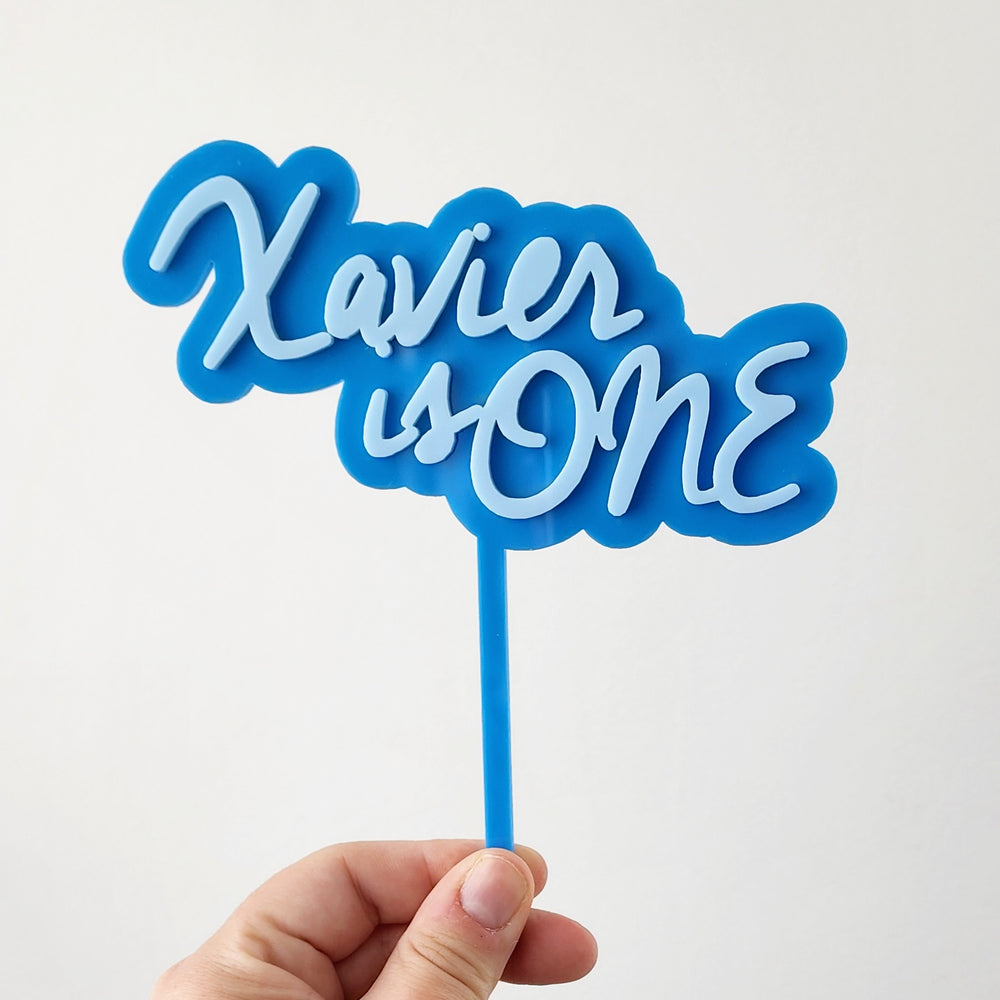 2 Layer Cake Topper - MULTIPLE WORDS – Strachan Creative