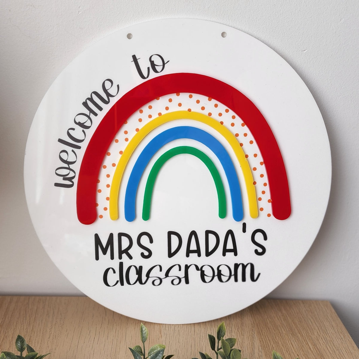 Welcome Classroom Sign - Acrylic – Strachan Creative
