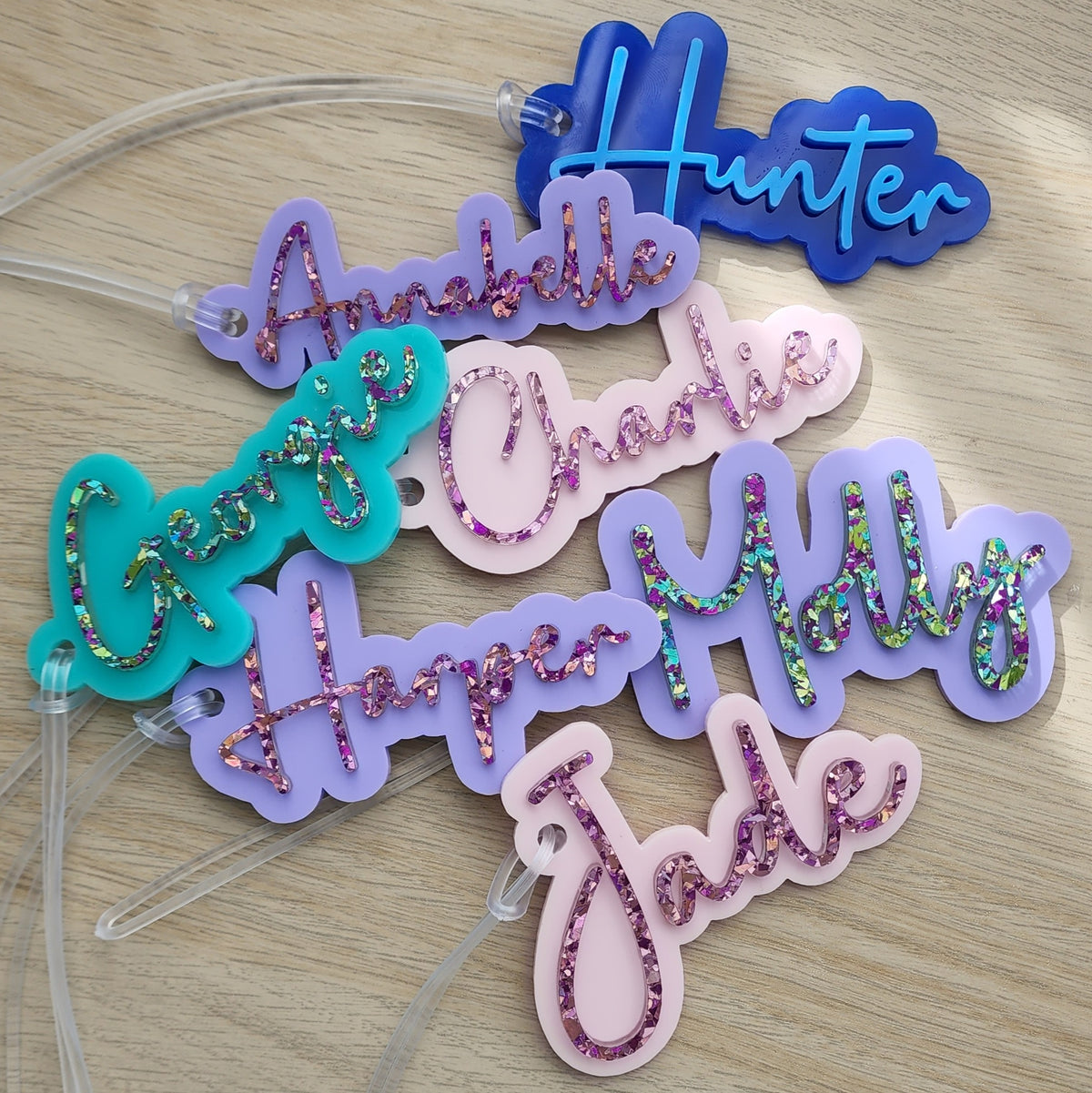 Name Bag Tag - Cursive Font – Strachan Creative